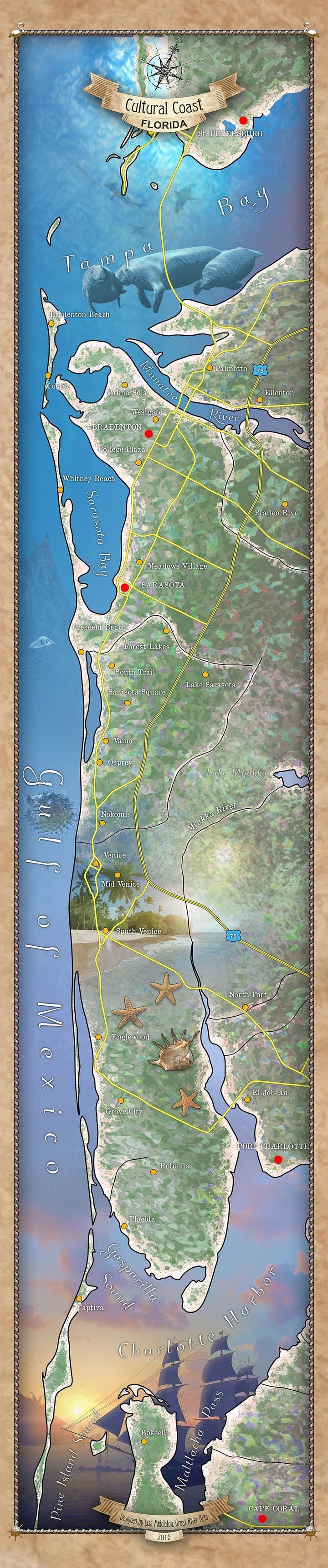 We Love Florida Sunshine update west coast maps